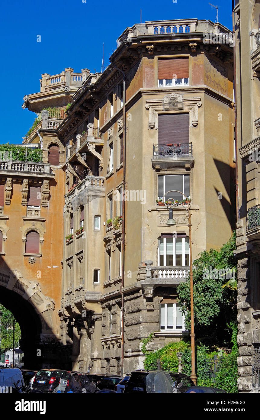 Rome, Italy, Quartier Coppedè around Piazza Mincio Stock Photo - Alamy