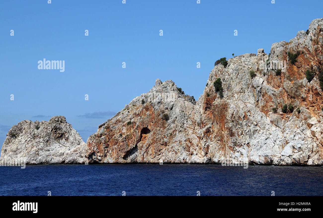 Rocks in the sea beautiful nature landscape background Stock Photo - Alamy
