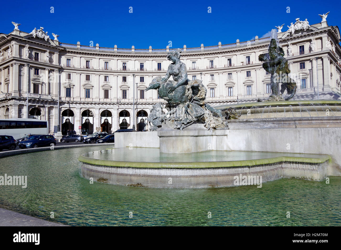 Rome, Italy, Piazza della Repubblica Stock Photo - Alamy