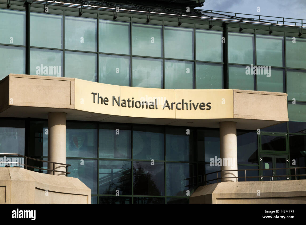 Front face / exterior / outside of The National Archives Building ...