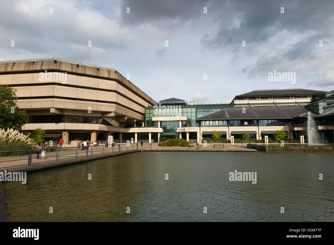 Front face / exterior / outside of The National Archives Building ...