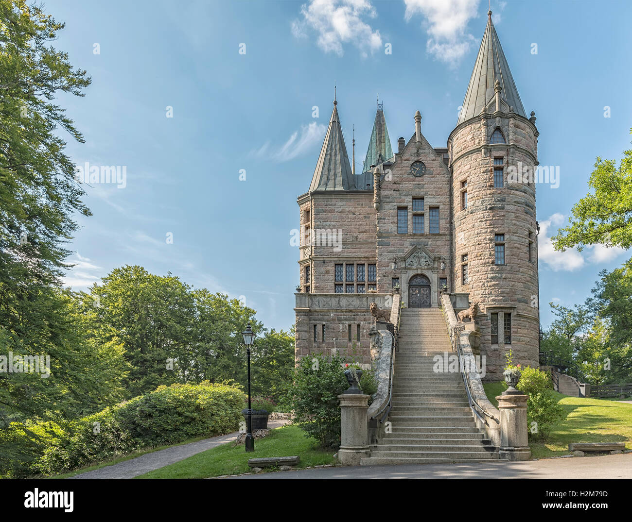 Teleborg Castle in the swedish area of Smaland near to Vaxjo Stock ...