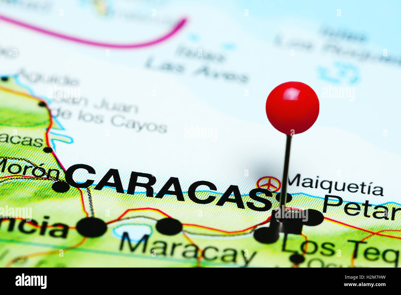 Map of caracas hi-res stock photography and images - Alamy