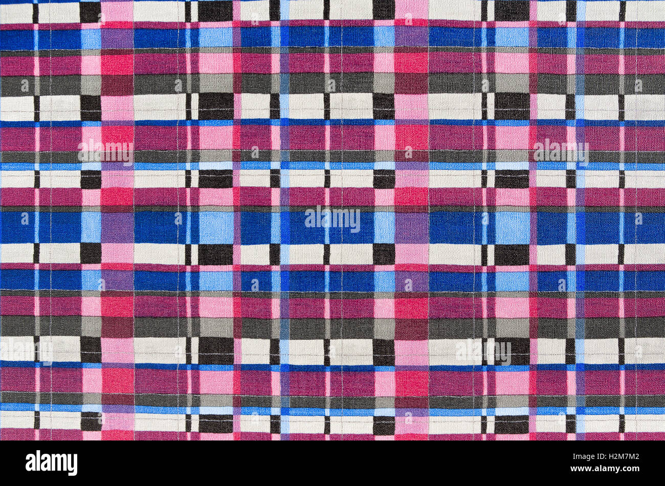 Fabric plaid texture. Cloth background Stock Photo - Alamy