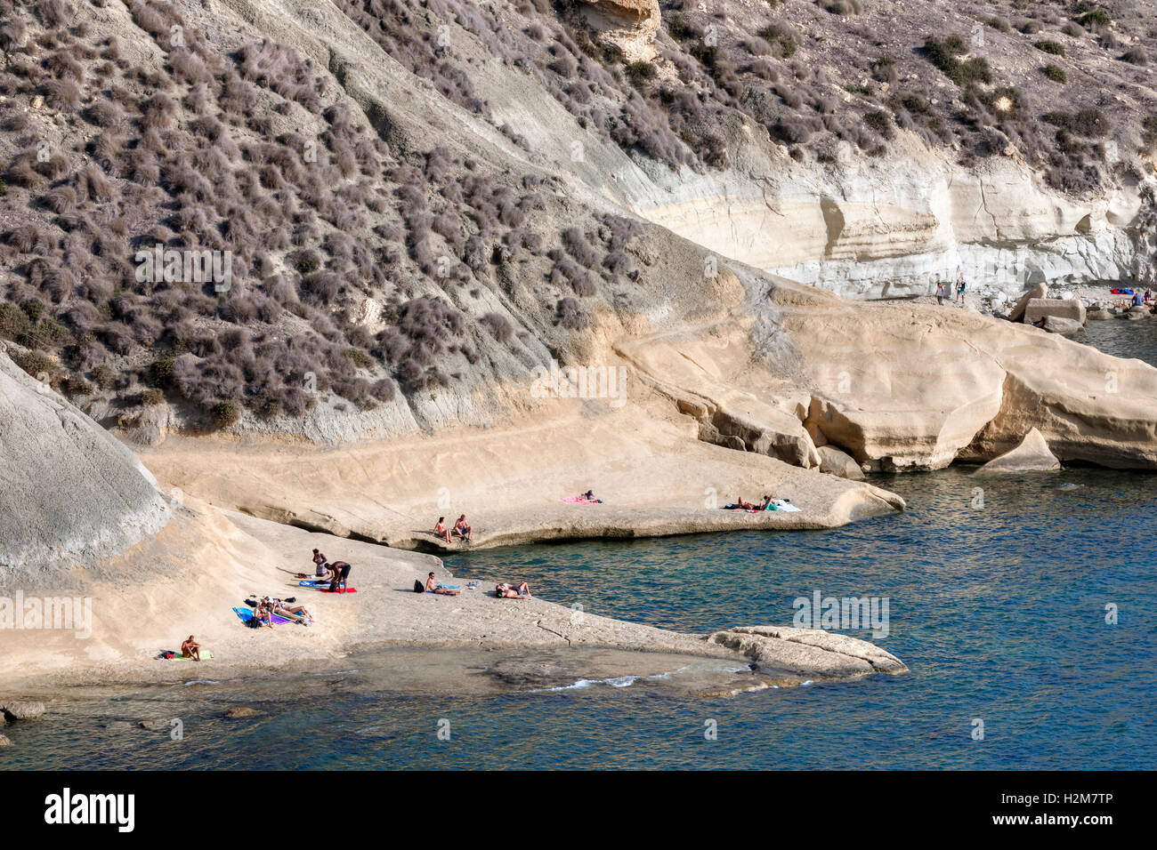 Gnejna Bay, Golden Bay, Malta Stock Photo - Alamy