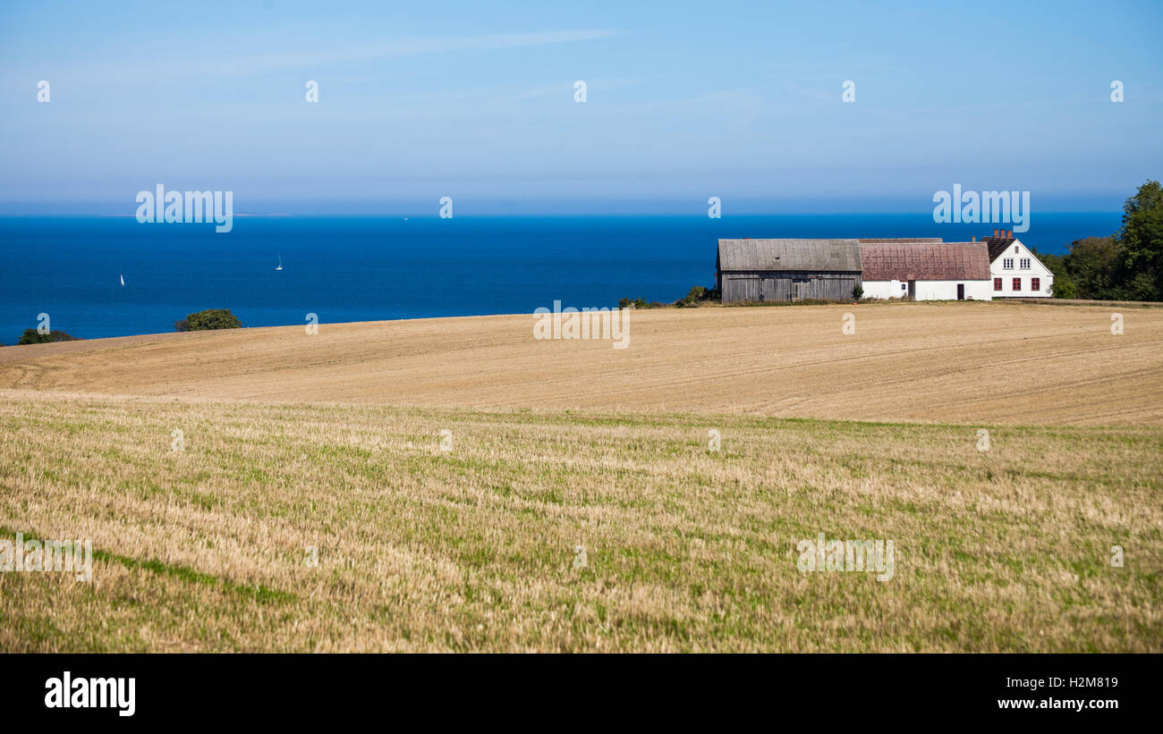 Bornholm island, Denmark, Europe. Beautiful landscape with Baltic sea ...