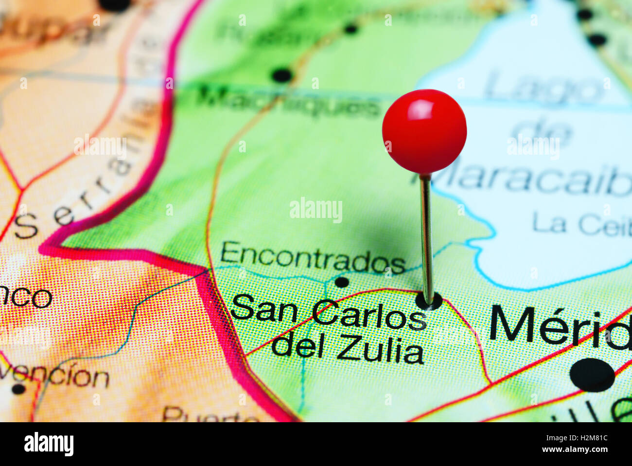 Zulia map hi-res stock photography and images - Alamy