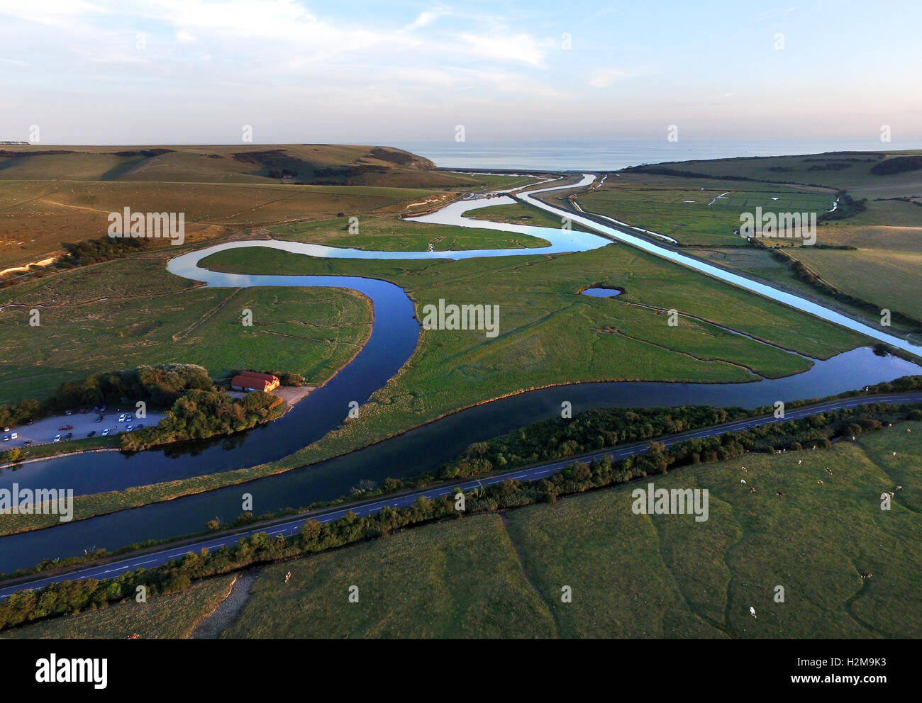 View meandering river cuckmere haven hi-res stock photography and images - Alamy