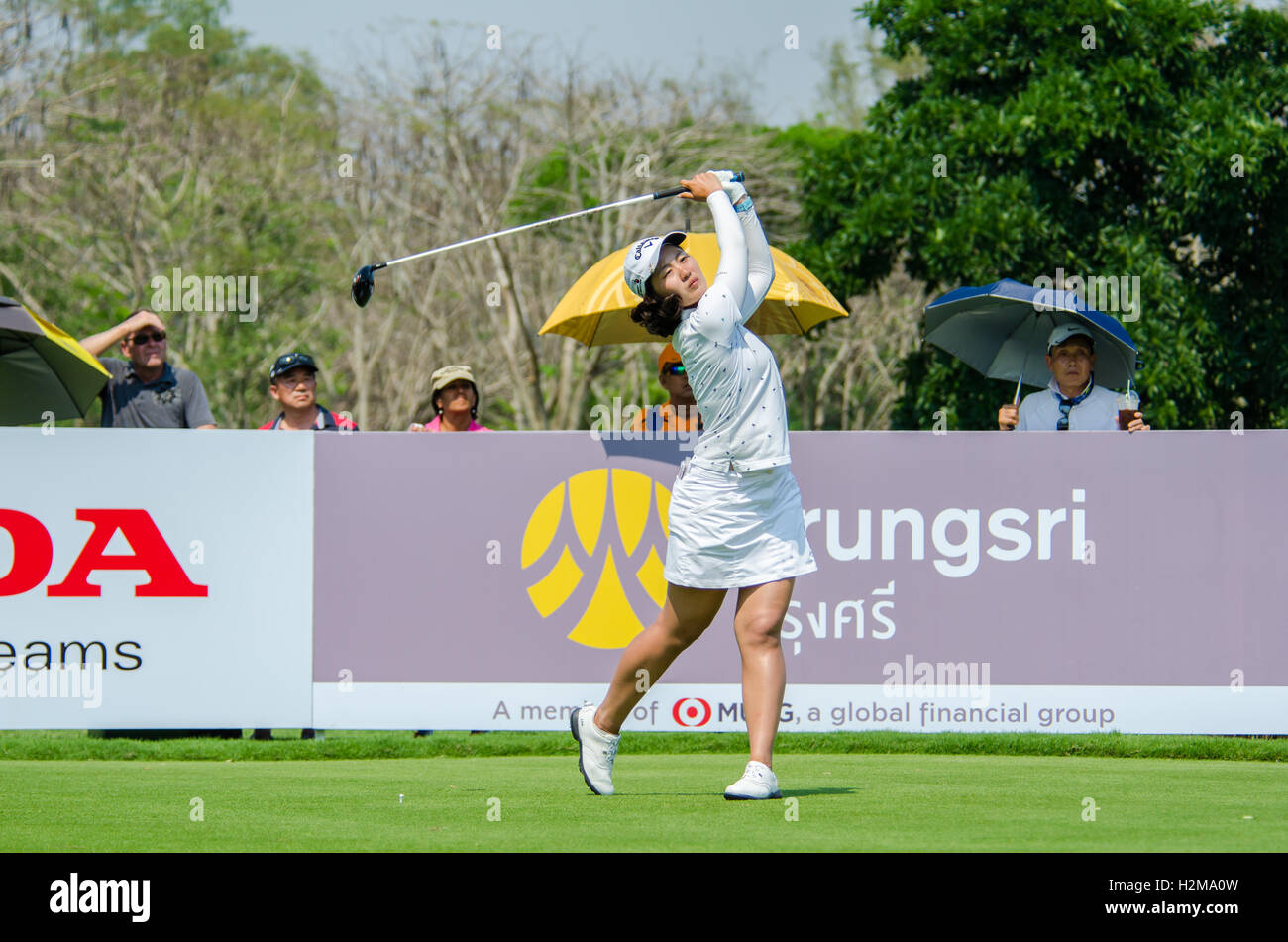 Xi Yu Lin of China in Honda LPGA Thailand 2016 Stock Photo - Alamy