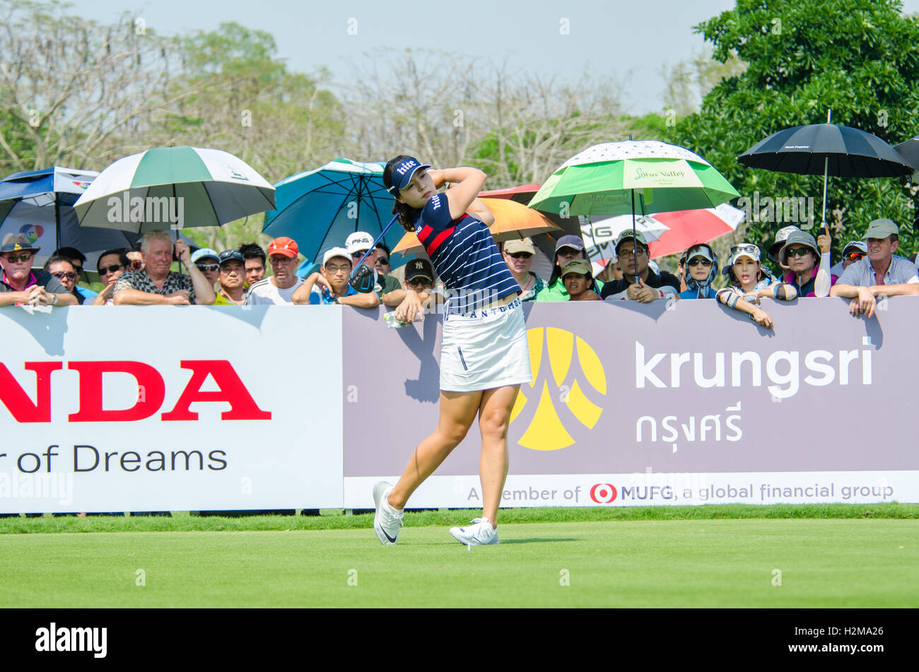 In Gee Chun of South Korea in Honda LPGA Thailand 2016 Stock Photo - Alamy