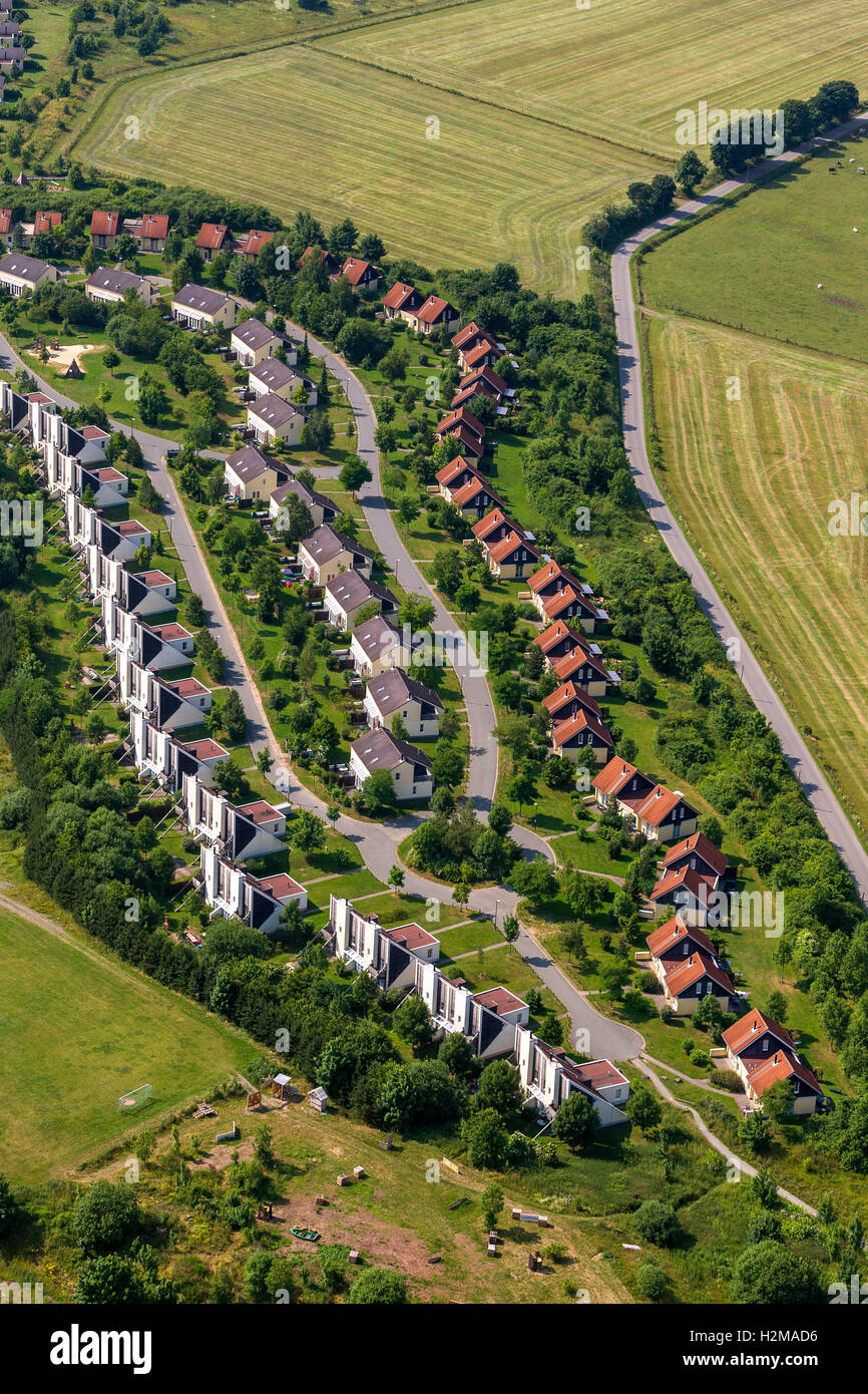 Aerial picture, Centerparc brook Medebach, aerial picture of brook ...