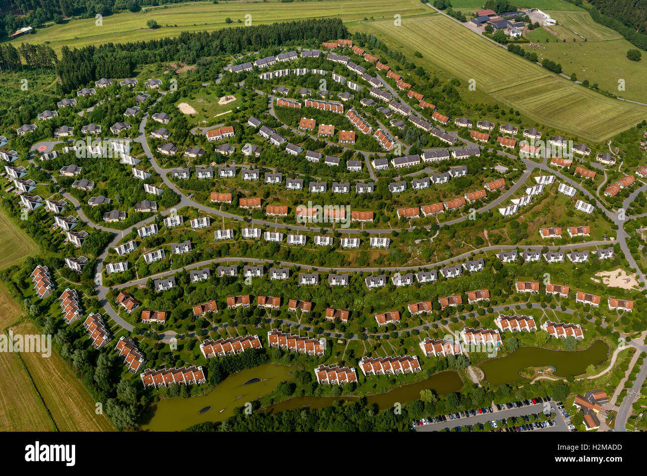 Aerial picture of medebach hi-res stock photography and images - Alamy