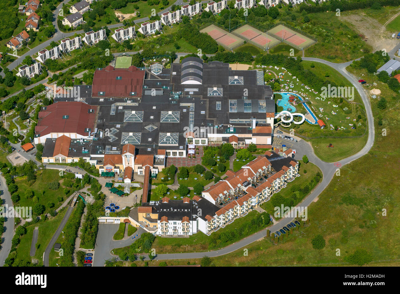 Aerial picture, Centerparc Medebach, aerial picture of Medebach ...