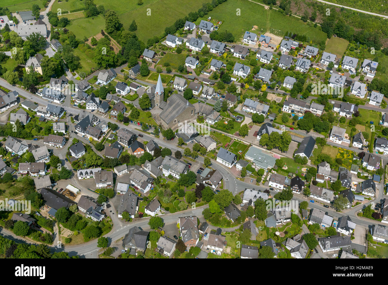 Aerial picture of olsberg hi-res stock photography and images - Alamy