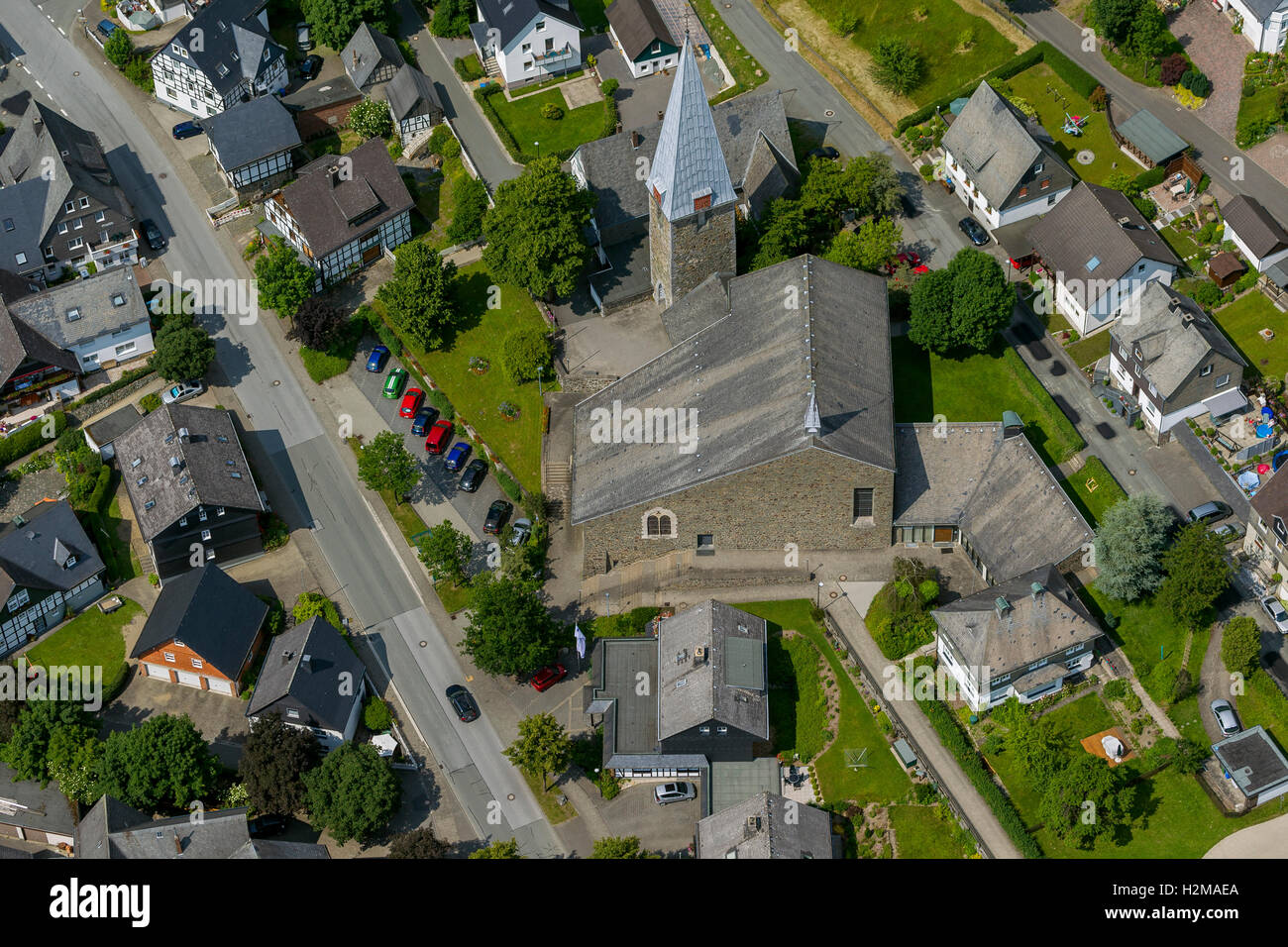 Aerial picture, Bruchhausen, aerial picture of Olsberg, Sauerland North ...