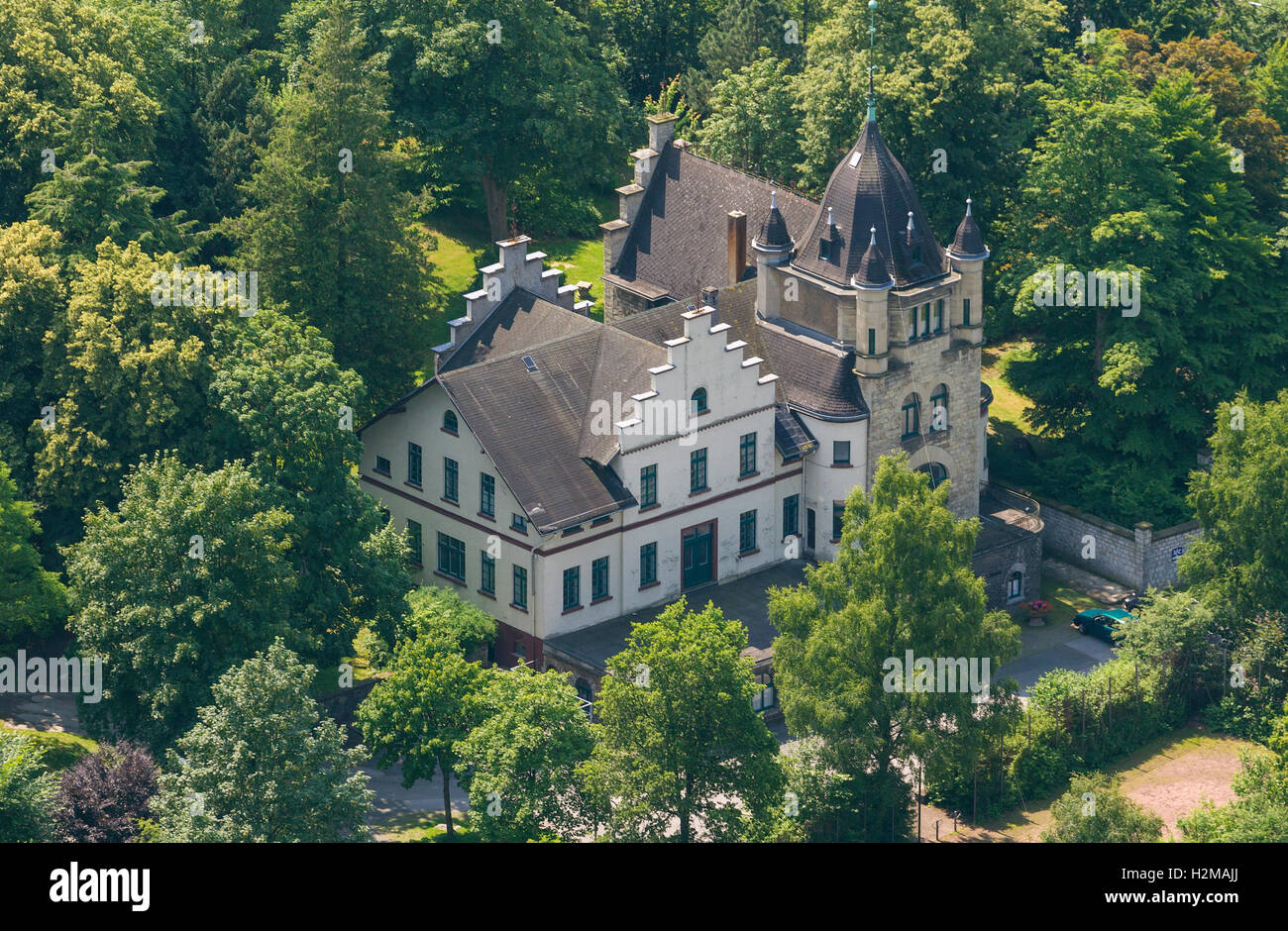Aerial picture, house Dassel, Allagen, aerial picture of Warstein ...