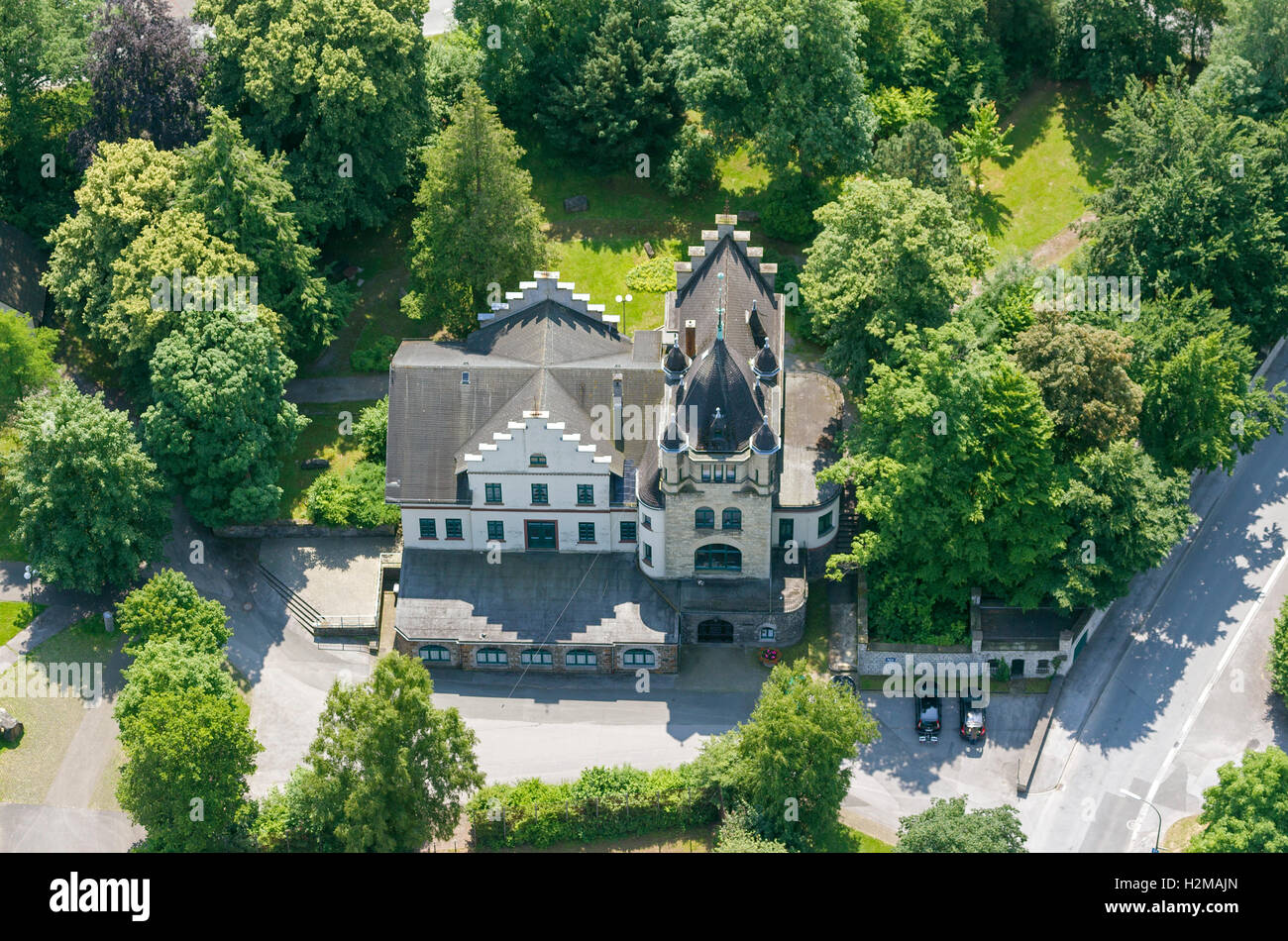 Aerial picture, house Dassel, Allagen, aerial picture of Warstein ...