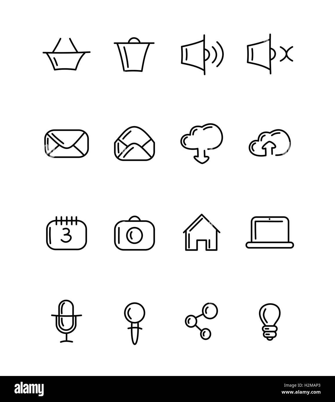 Great designed web icons Stock Vector Image & Art - Alamy