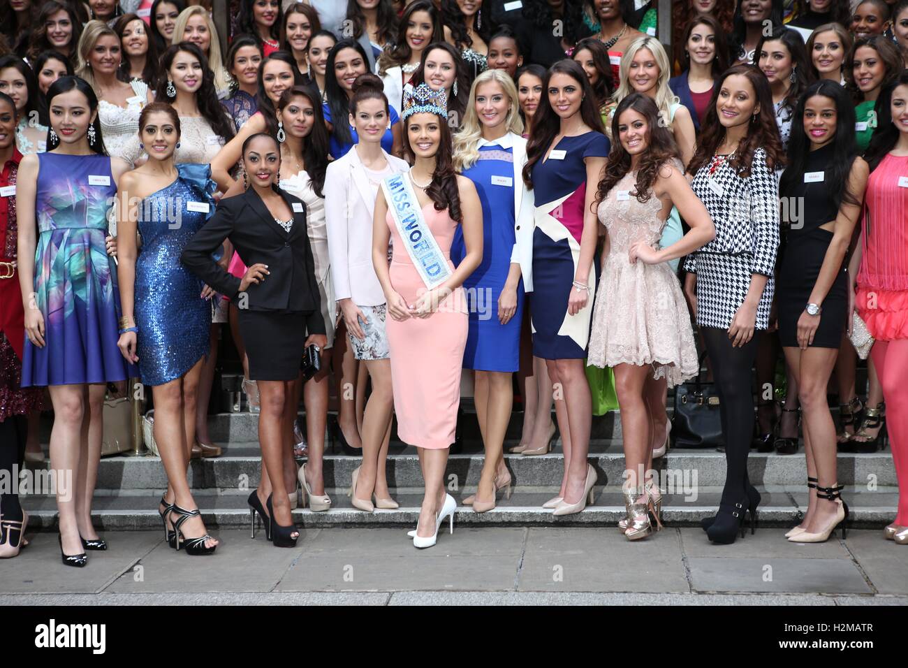 MISS WORLD CONTESTANTS 2014 Stock Photo - Alamy