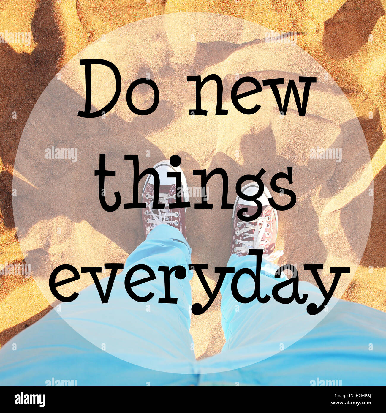 Desert sand typography hi-res stock photography and images - Alamy