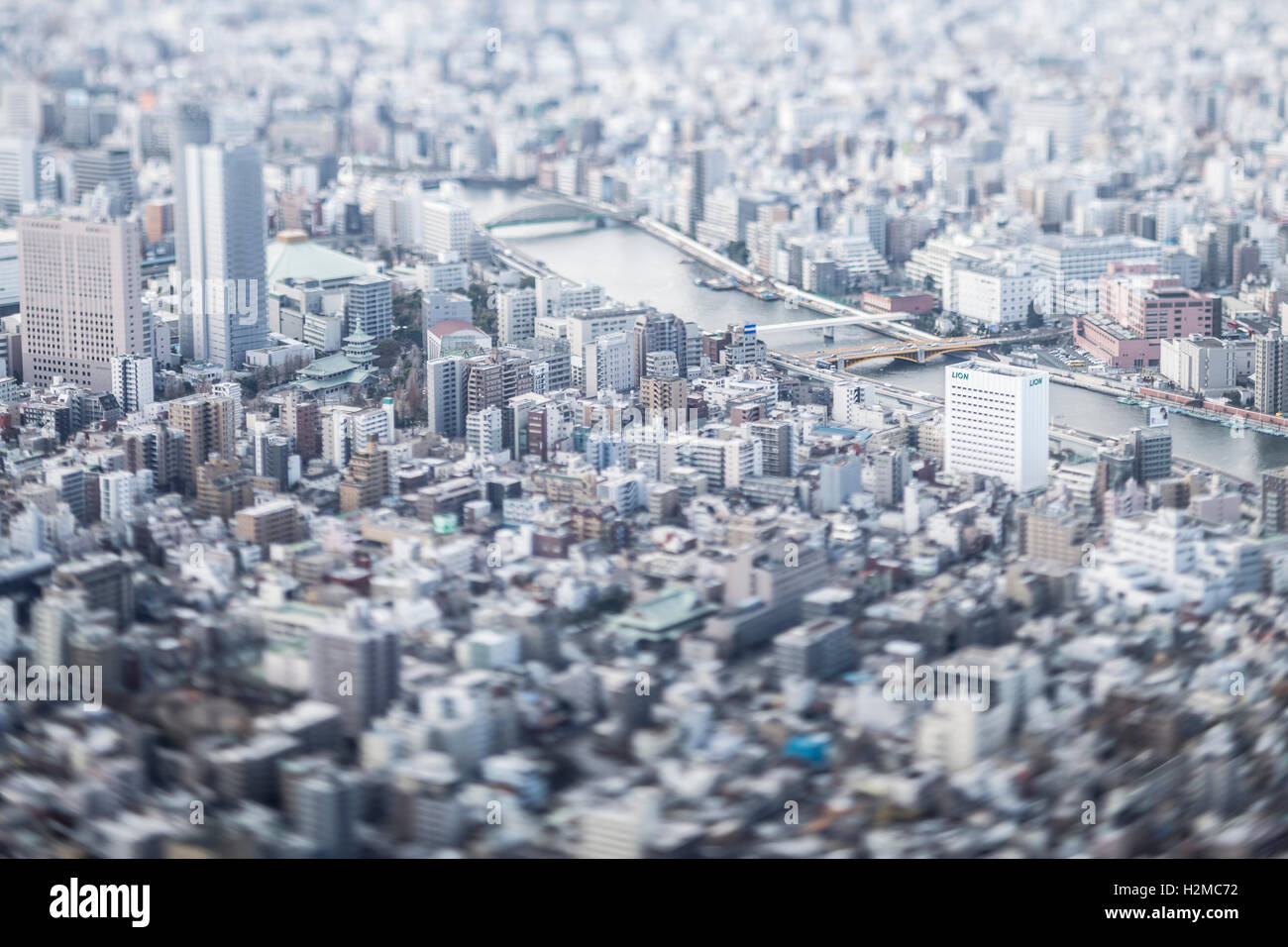 Birds eye view skyscraper water High Resolution Stock Photography and ...