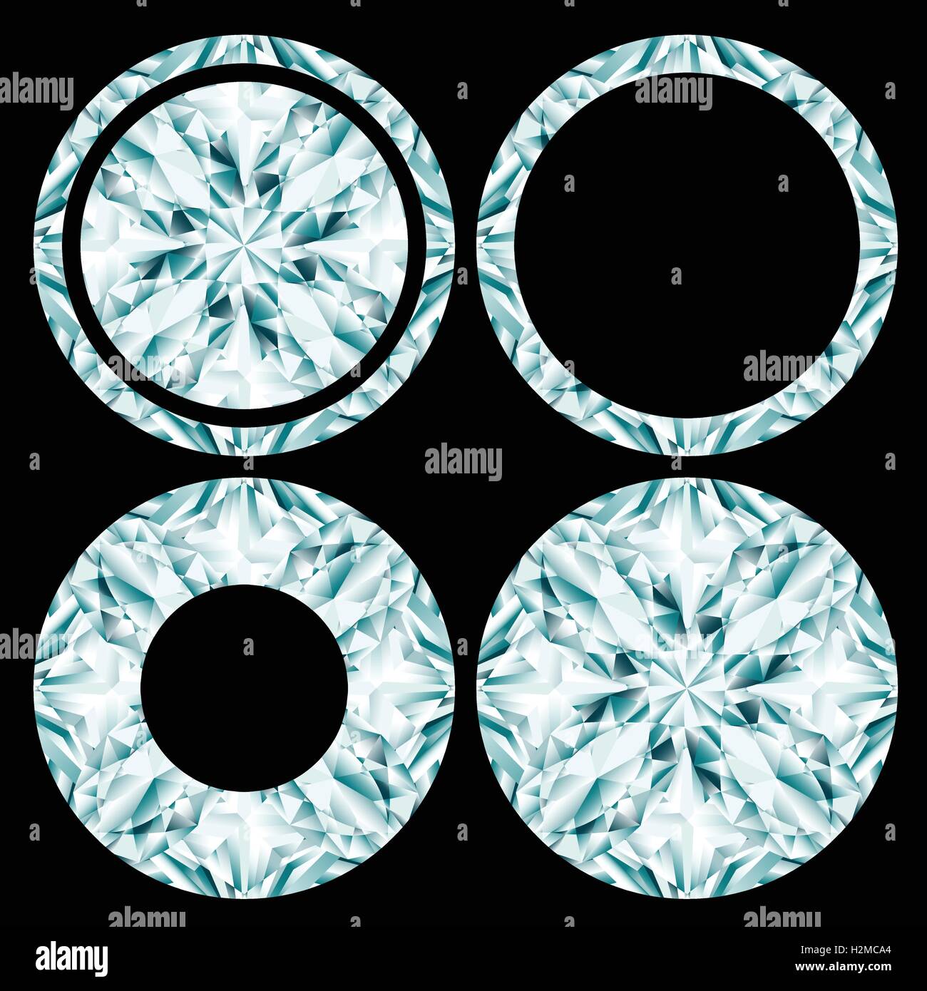 Diamond shapes Stock Vector Images - Alamy