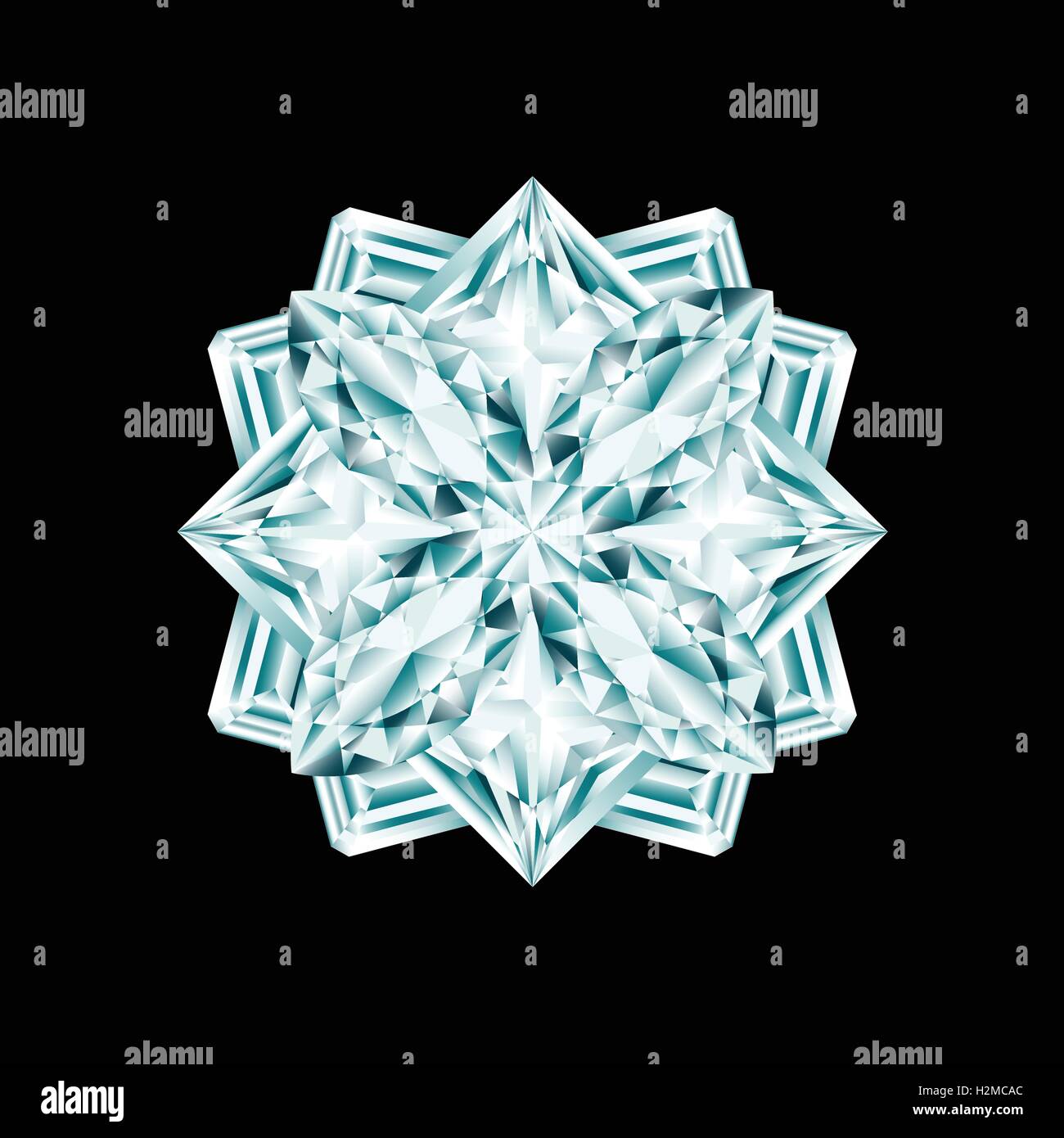 Diamond composition on black background Stock Vector Image & Art - Alamy