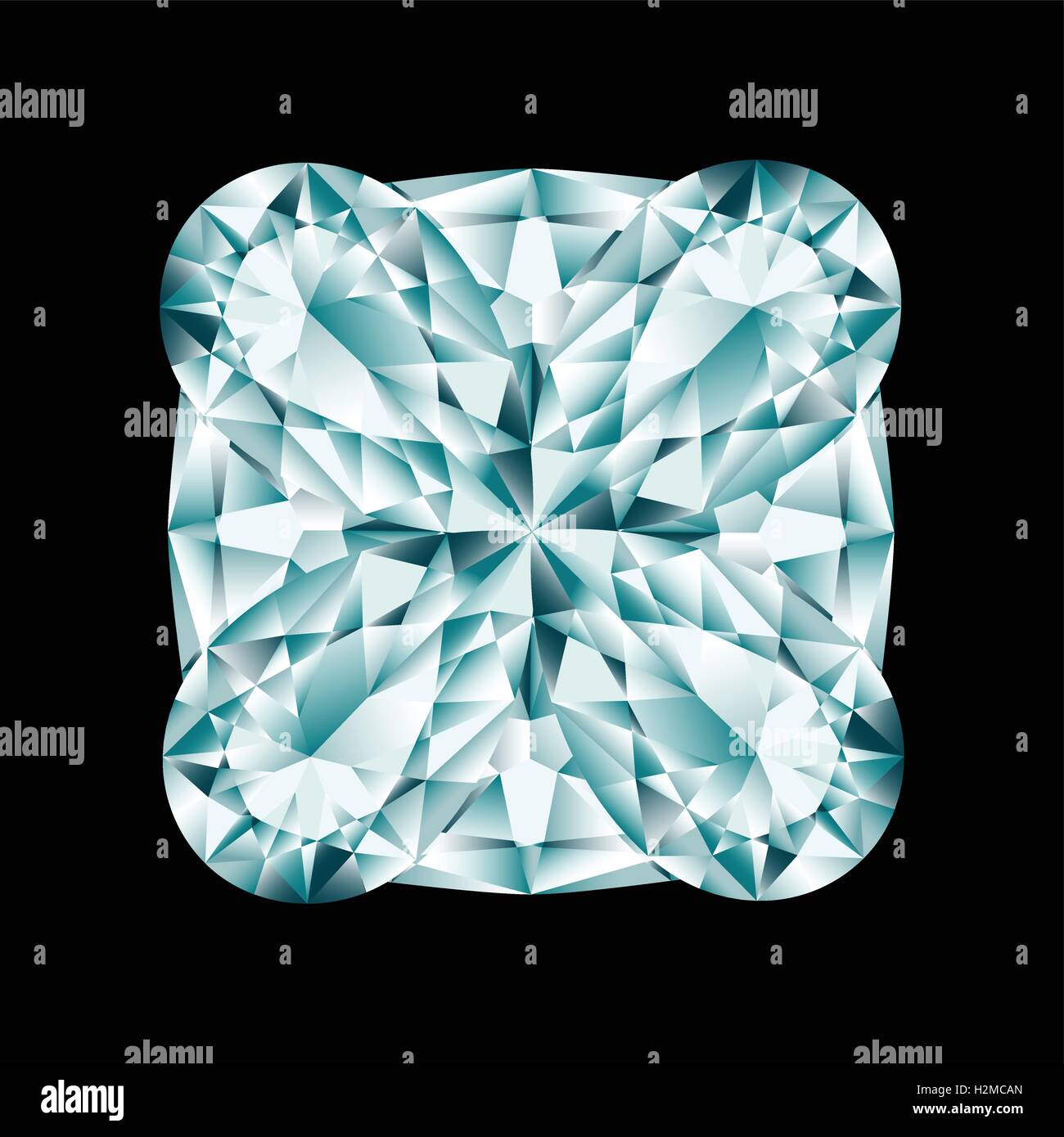 Diamond composition on black background Stock Vector Image & Art - Alamy