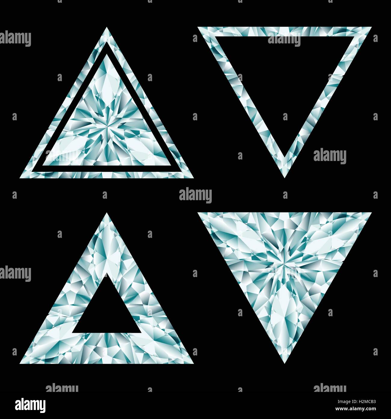 Diamond shapes on Stock Vector Images - Alamy