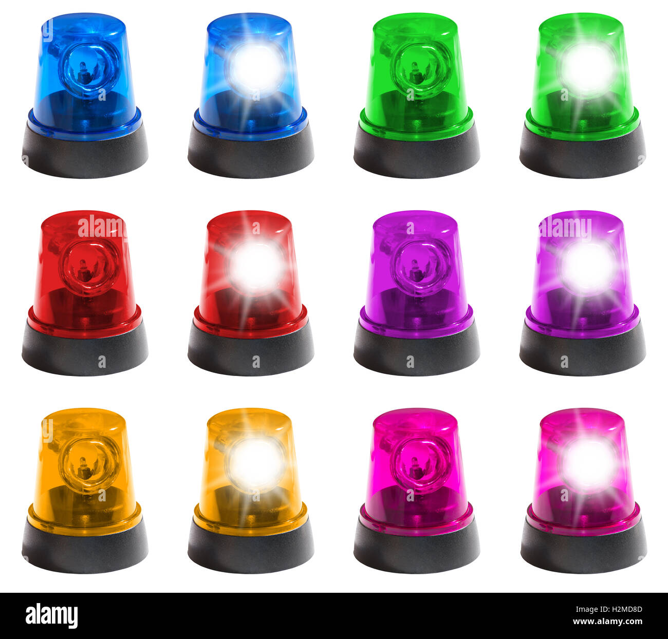 Blue light red police Cut Out Stock Images & Pictures - Alamy