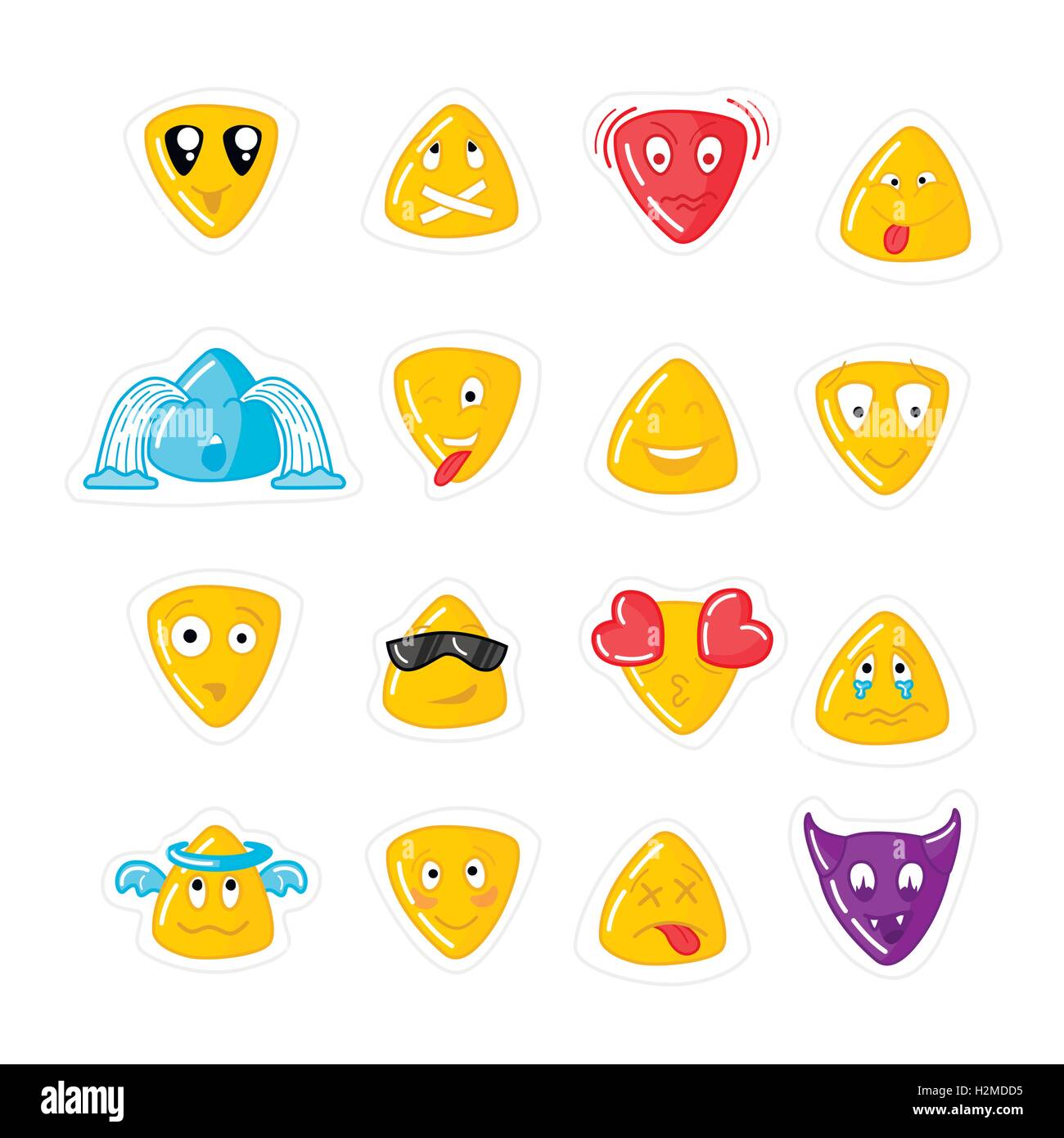 Great designed cartoon smiles Stock Vector Image & Art - Alamy