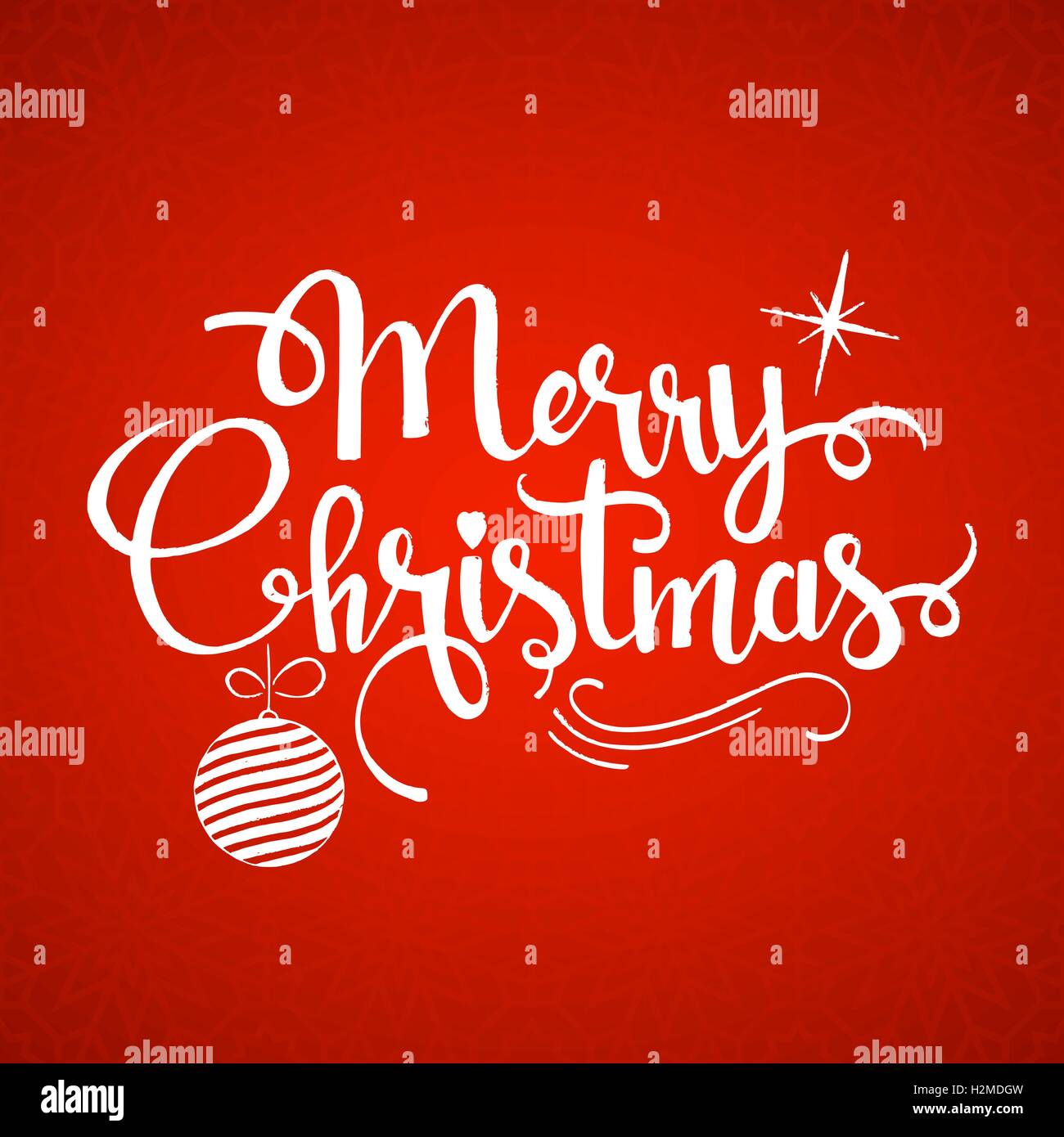 Merry christmas lettering red Stock Vector Images - Alamy