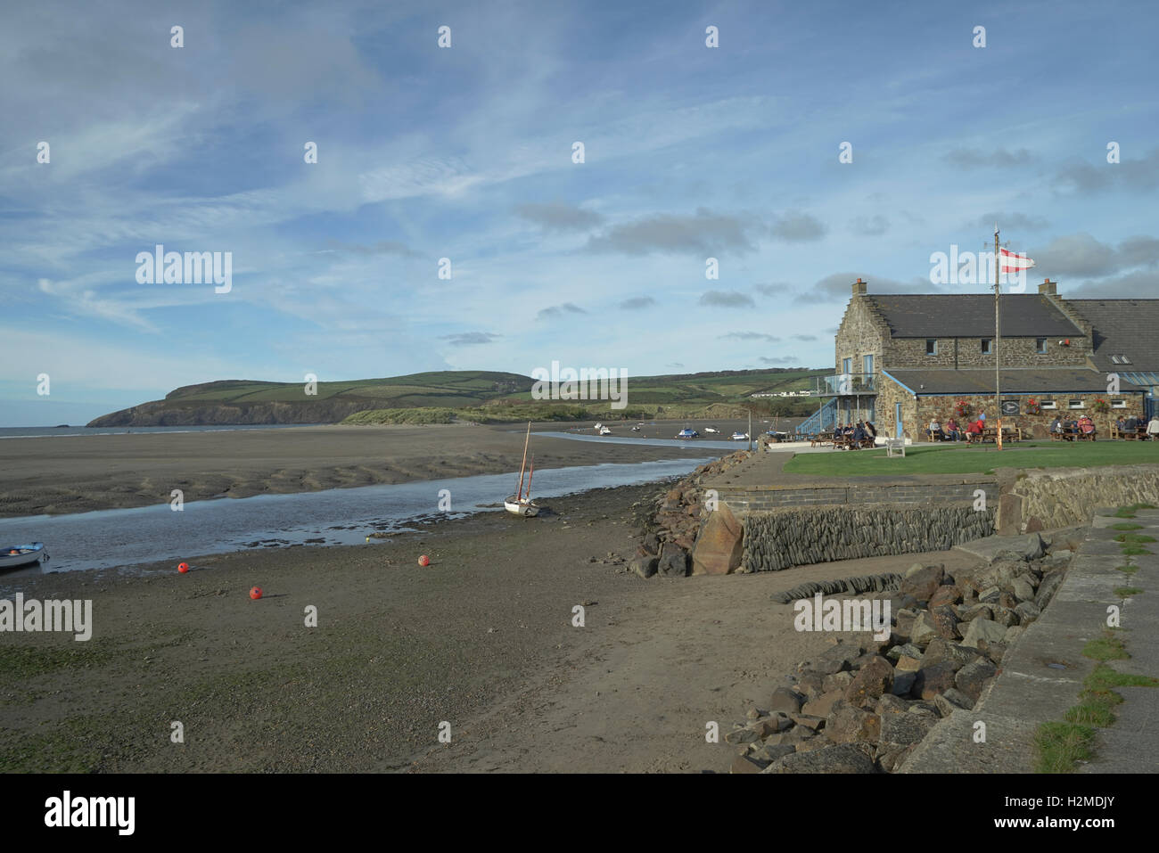The Parrog, Newport, Pembrokeshire, Wales -1 Stock Photo - Alamy