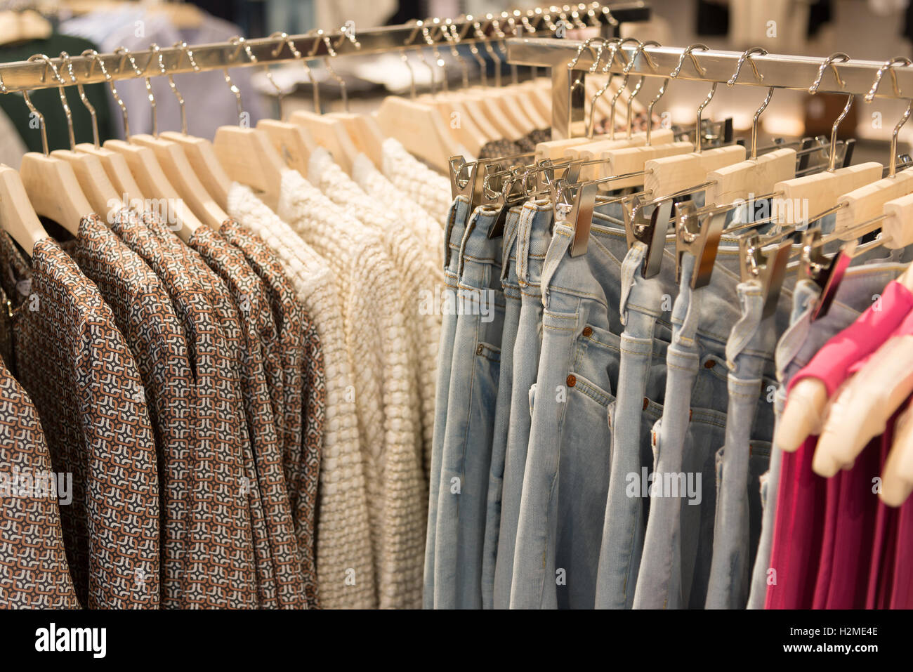 Womens clothes section hi-res stock photography and images - Alamy