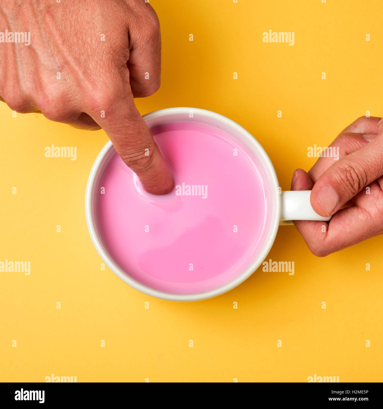 High angle shot man hi-res stock photography and images - Alamy