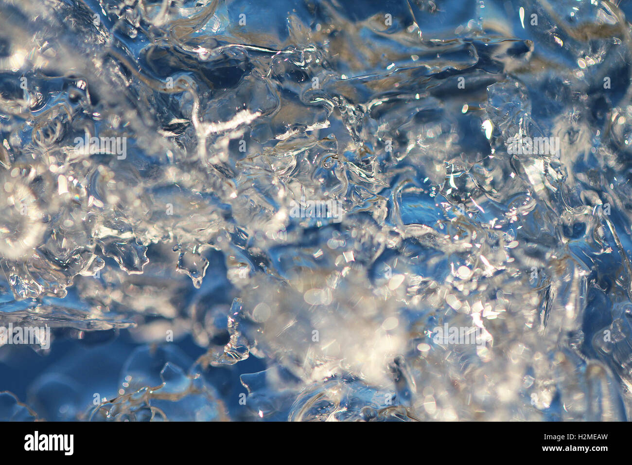 Ice macro backgroundvclose up winter photo Stock Photo - Alamy