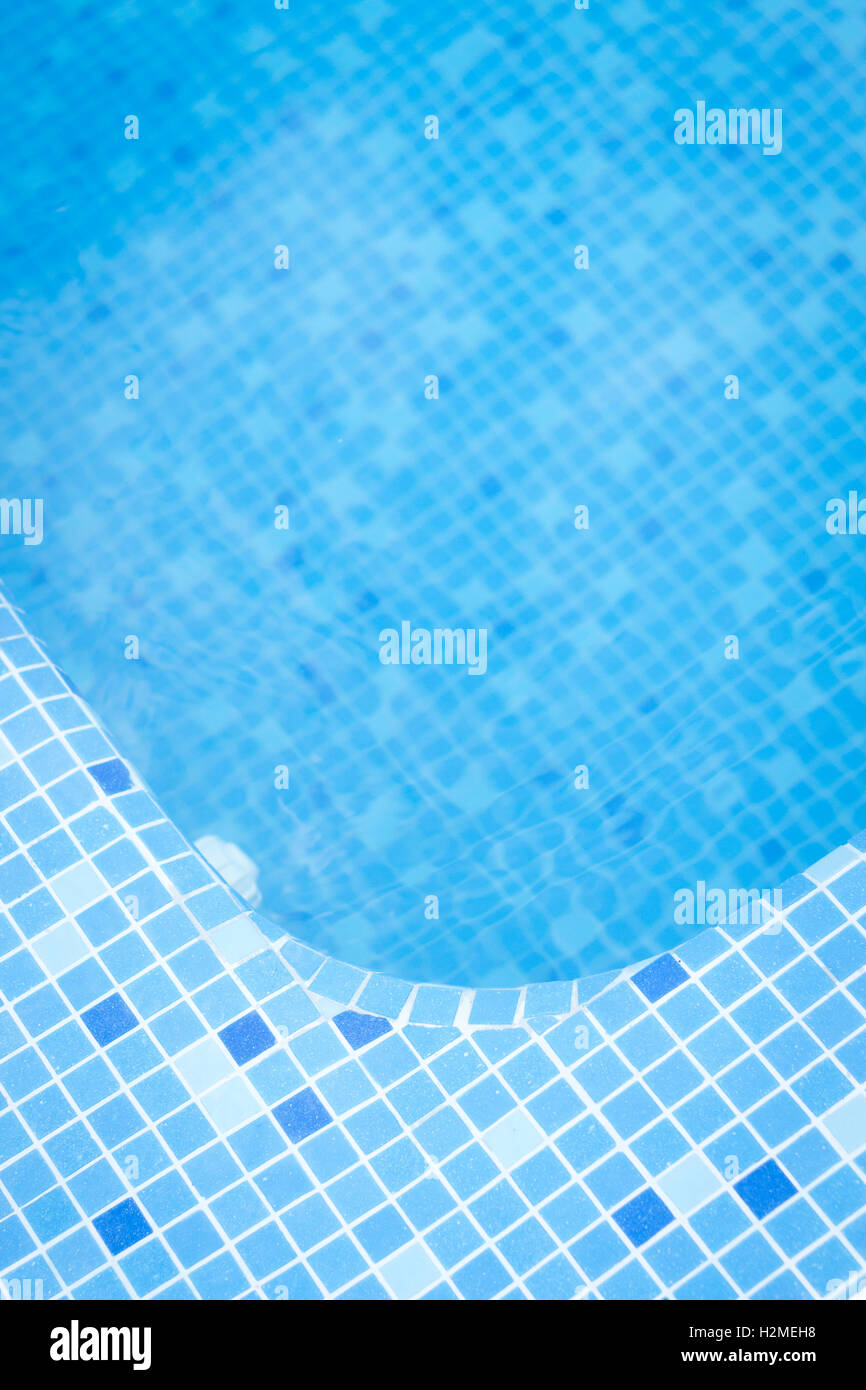 Outdoor swimming pool water on hot summerday in luxury hotel Stock ...