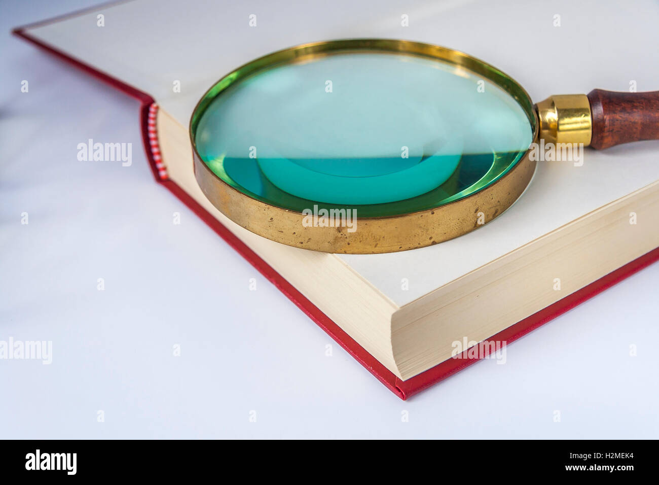 Literature concept magnifying glass hi-res stock photography and images ...