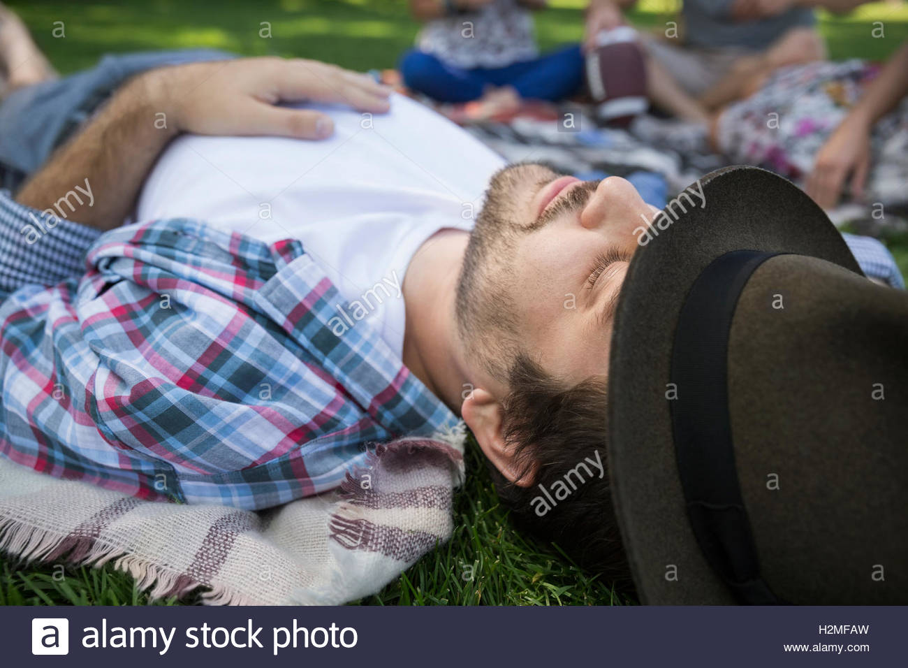 Napping man hi-res stock photography and images - Alamy