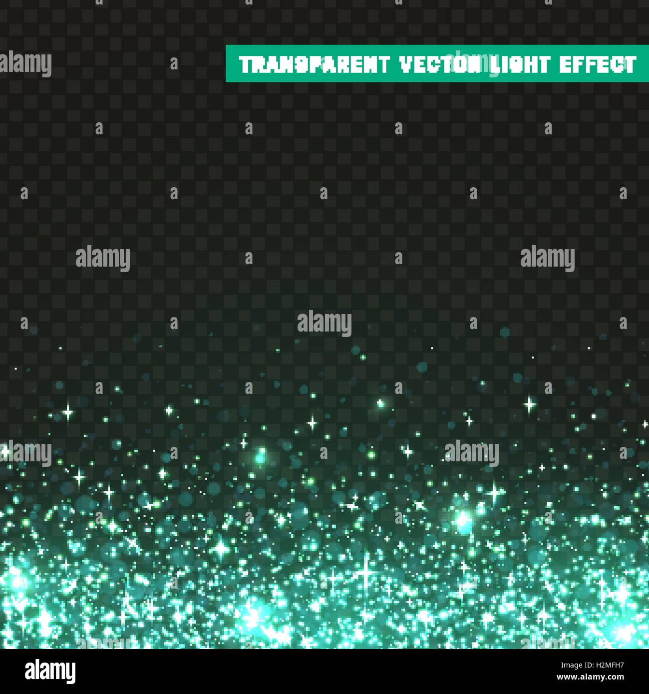 Transparent vector light effect turquoise Stock Vector Image & Art - Alamy