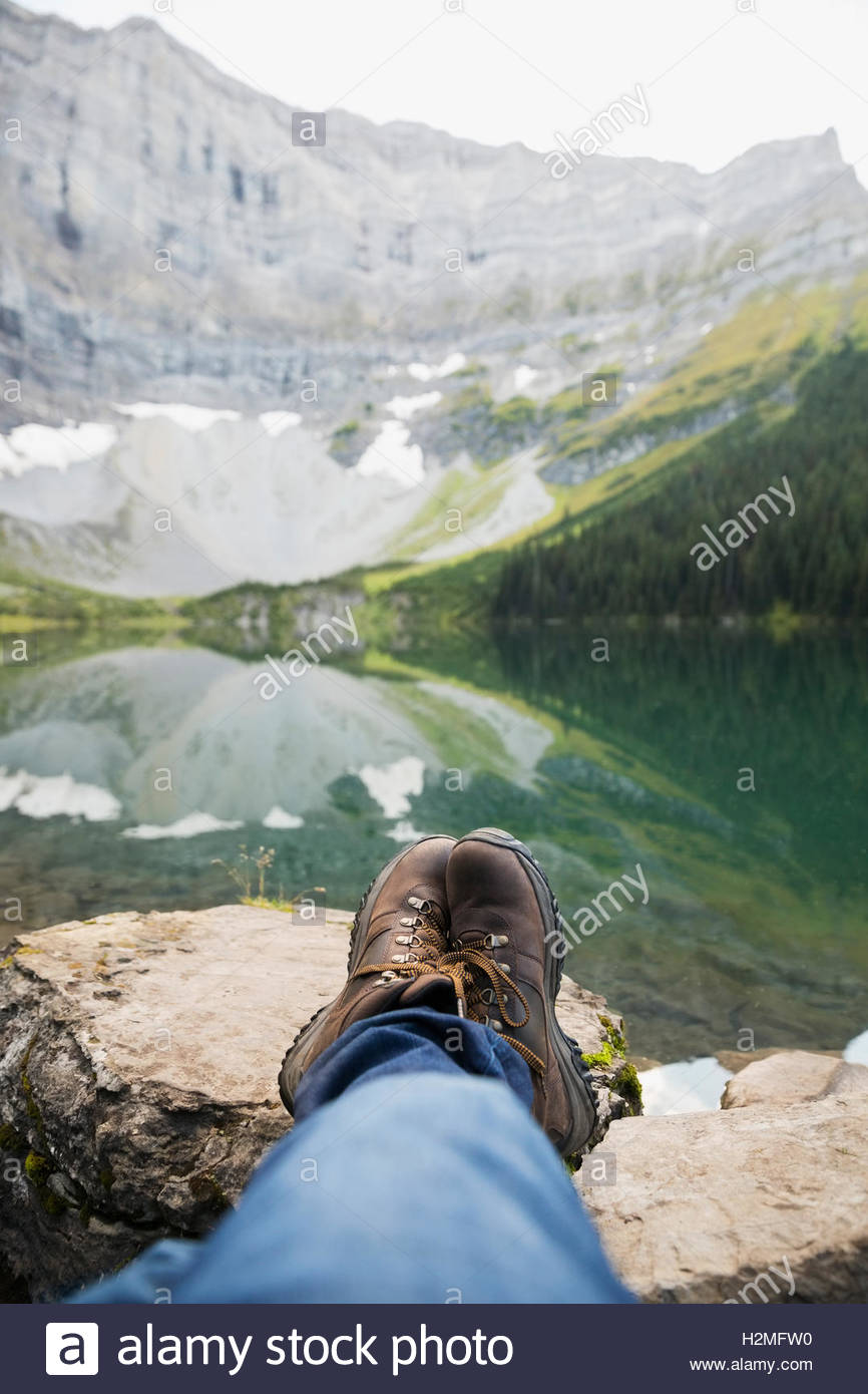 Man relaxing with feet up hi-res stock photography and images - Alamy