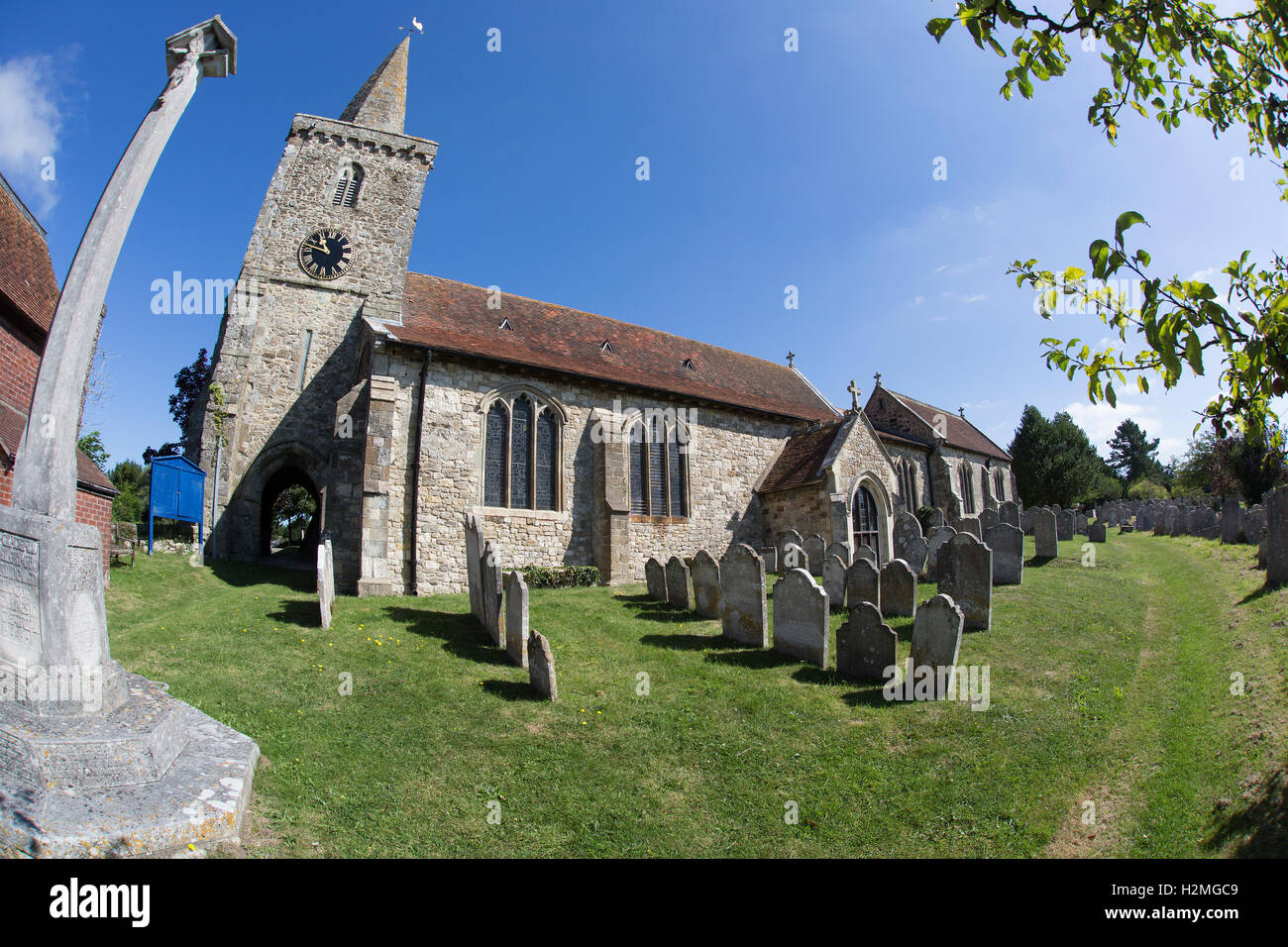 Brading church hi-res stock photography and images - Alamy