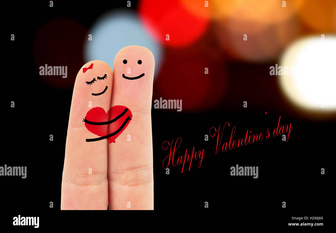romantic two fingers in love Stock Photo - Alamy