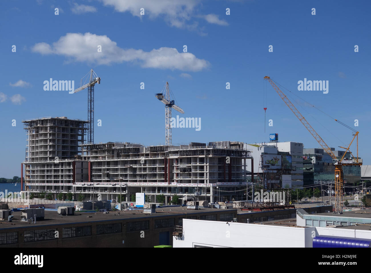 construction site toronto Stock Photo - Alamy