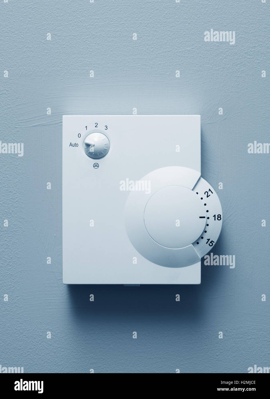 Air Conditioning wall control closeup Stock Photo - Alamy