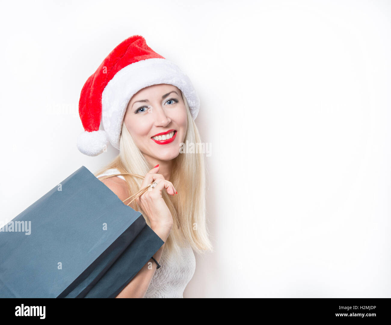 funny girl surprised by the gift Stock Photo - Alamy
