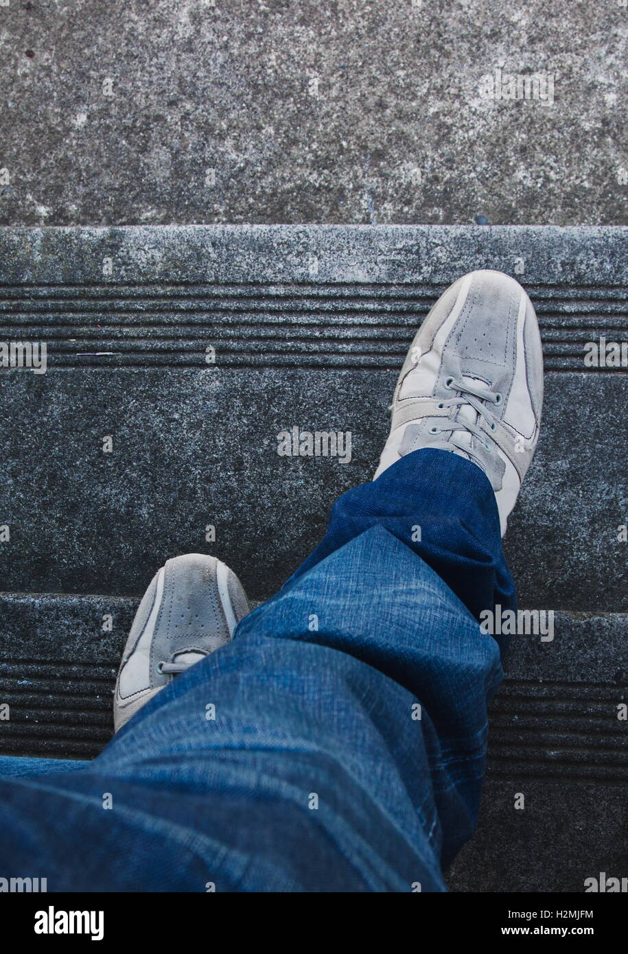 Male legs selfie casual hi-res stock photography and images - Alamy
