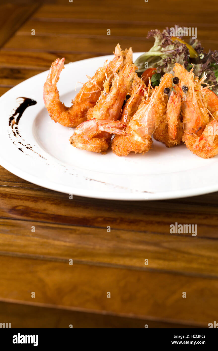 Deep Fried Prawns Stock Photo - Alamy