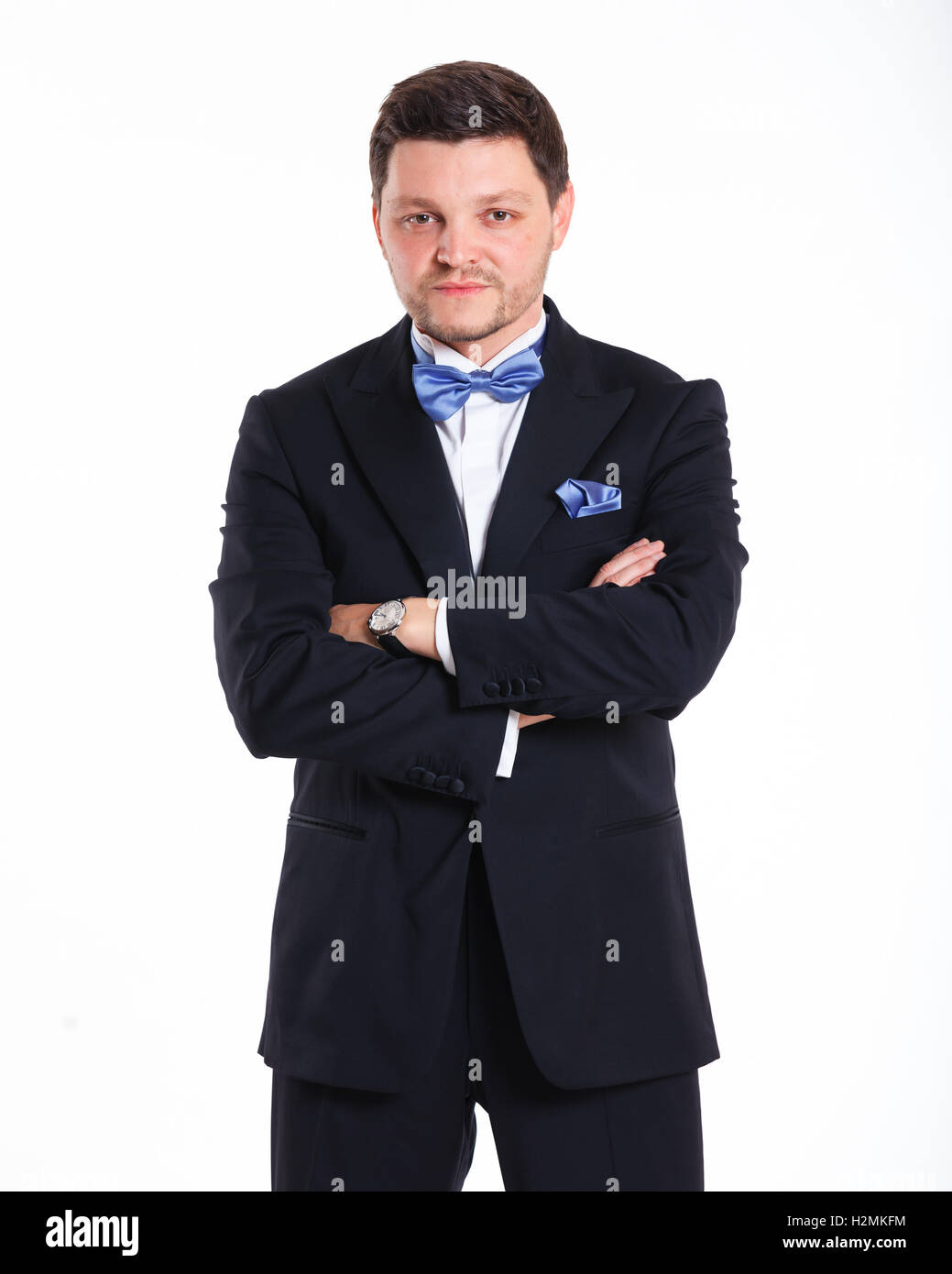 Men in full suit Stock Photo - Alamy