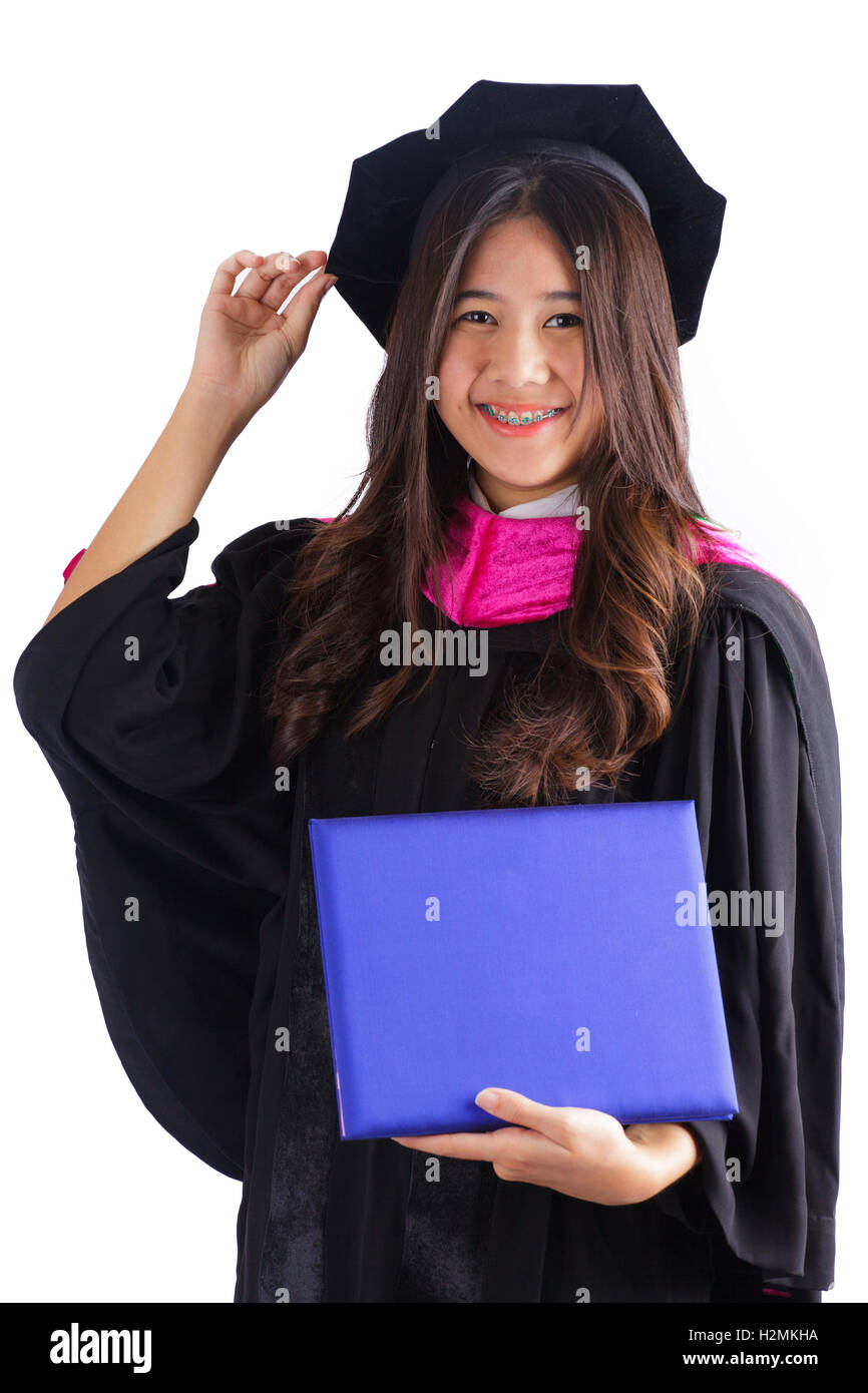 Female college graduate Stock Photo - Alamy